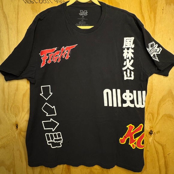 Bioworld | Shirts | Street Fighter V Graphic Tee Xxl Black Capcom ...